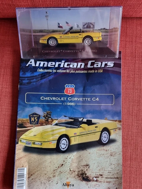 COLLECTION AMÉRICAN CARS - Chevrolet Corvette C4- 1986- 1/43 Collection ...