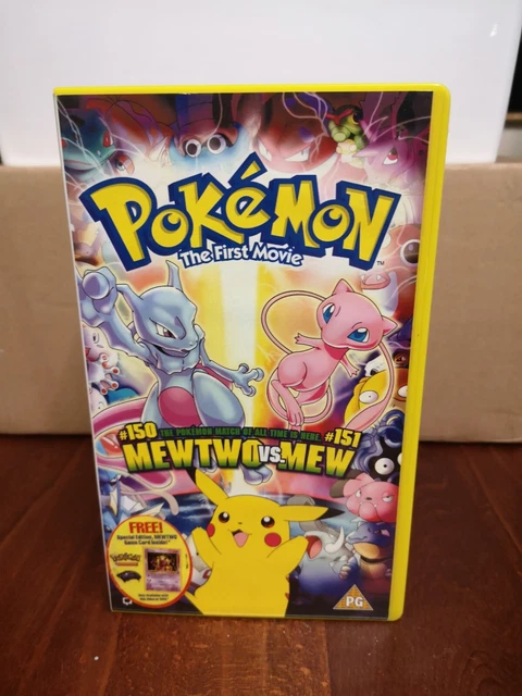 POKEMON THE FIRST Movie (VHS/SH, 2000) Sealed with mewtwo card £95.00 ...