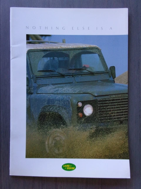 LAND ROVER NINETY & ONE TEN orig 1987 1988 UK Mkt Full 30pp Sales ...