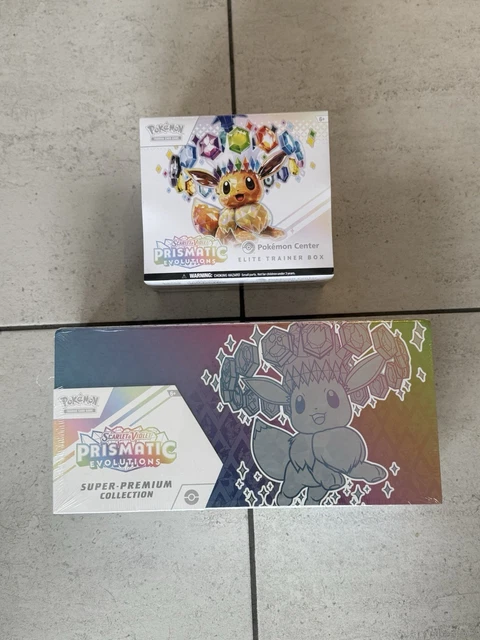 POKEMON PRISMATIC EVOLUTIONS Pokemon Center ETB & Super Premium ...