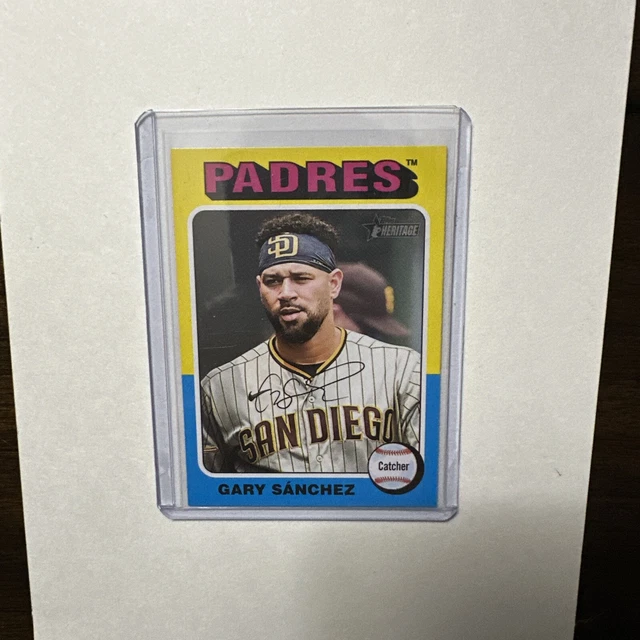 2024 TOPPS HERITAGE Short Print SP Gary Sanchez #11 San Diego Padres ...