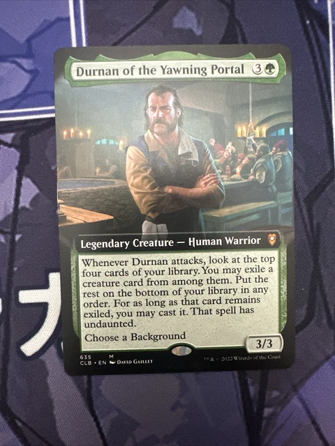 MTG DURNAN OF The Yawning Portal Borderless 635M Baldur’s Gate Pack ...