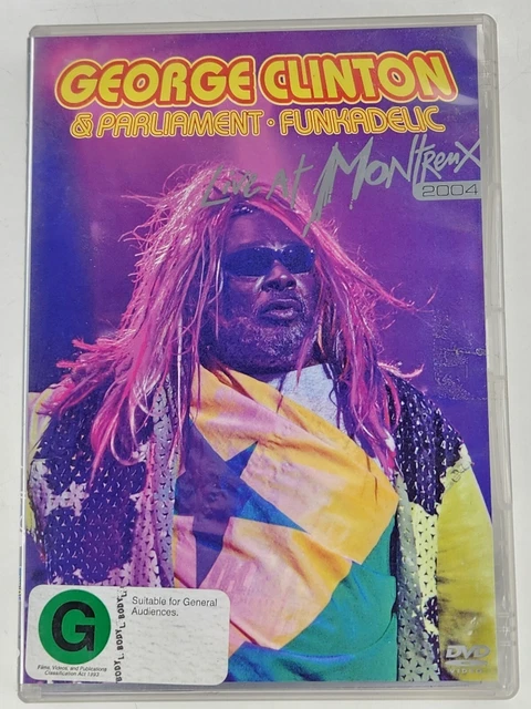 GEORGE CLINTON & Parliament Funkadelic Live at Montreux 2004 DVD Region ...