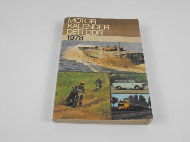 MOTORKALENDER DER DDR 1978 Militärverlag 1. Auflage EUR 8,99 - PicClick DE