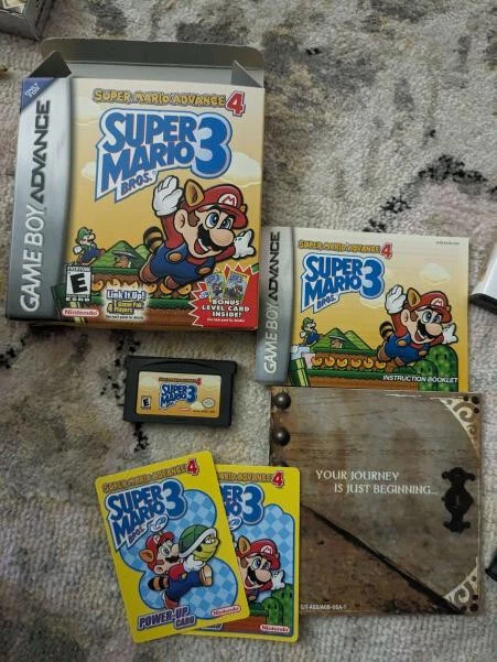 SUPER MARIO ADVANCE 4: Super Mario Bros. 3 (Game Boy Advance, 2003 ...