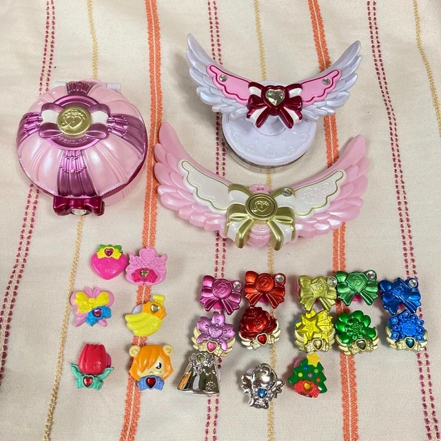 SMILE PRECURE PRETTY Cure Colorful Glitter force Girls Pact Charm Decor ...