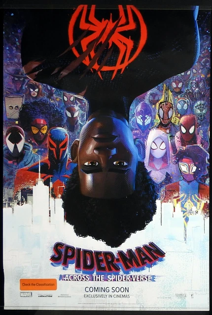 SPIDER-MAN ACROSS THE SPIDERVERSE Original DS AU ADV One Sheet Movie ...