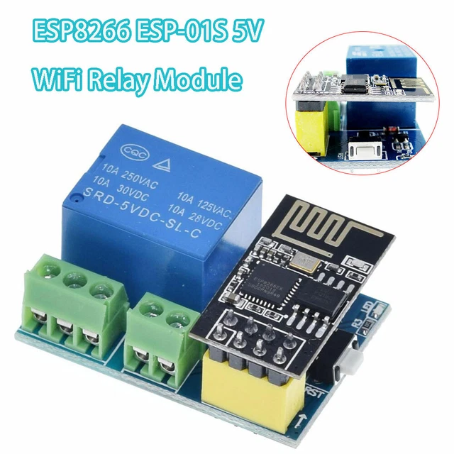 ESP8266 ESP-01S WIFI Relay Module Things Smart Home Remote Control ...