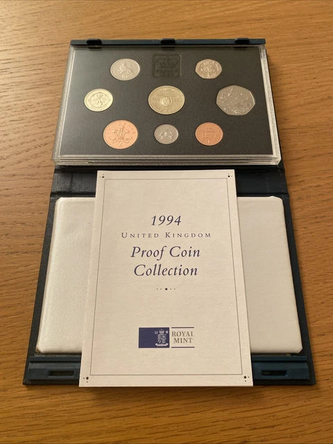 1994 ROYAL MINT UK Annual Proof Coin Set - 8 Coins - Case & COA £15.99 ...