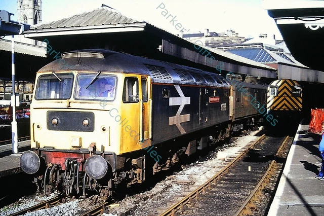 ORIGINAL 35MM RAILWAY Slide Diesel Electric Locomotive 47585 Newcastle ...
