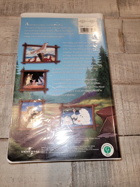 BALTO II: WOLF Quest (VHS, 2002) $16.50 - PicClick CA