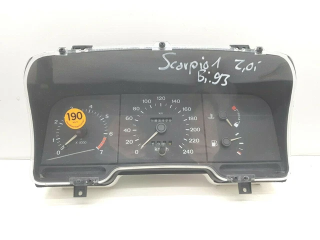 FORD FORD SCORPIO MK1 Tacho 27t.-km Tachometer 240km/h 6170409 85GB ...