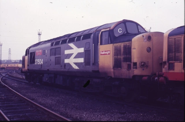 35MM SLIDE BRITISH Railway Br Diesel Class 37 - 37504 At Toton 01/11/1987 £3.49 - PicClick UK