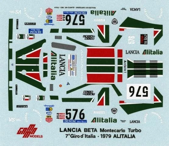 LANCE BETA MONTECARLO Villeneuve / Rohl Giro D'Italie 1979 N°576 ...