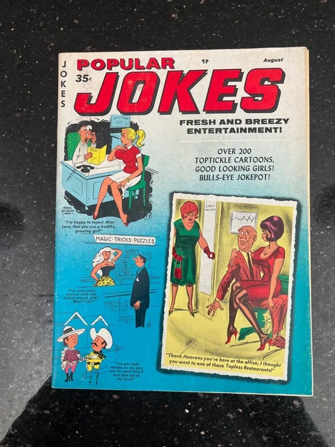 POPULAR JOKES-HUMORAMA-BILL WARD-DAN DECARLO-JOE SHUSTER-WENZEL-GGA-AUG ...