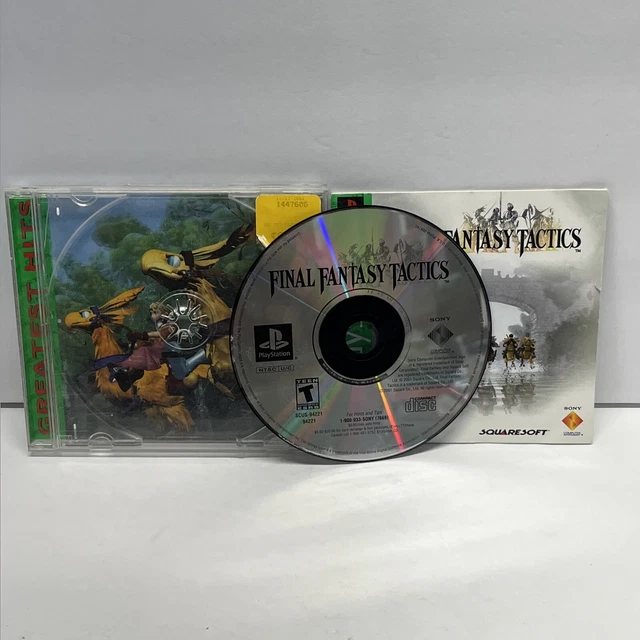 FINAL FANTASY TACTICS (Sony PS1) TESTED CIB SQUARESOFT ACTION VERY GOOD ...