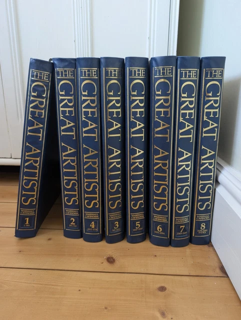 THE GREAT ARTISTS by Marshall Cavendish complete collection, excellent ...