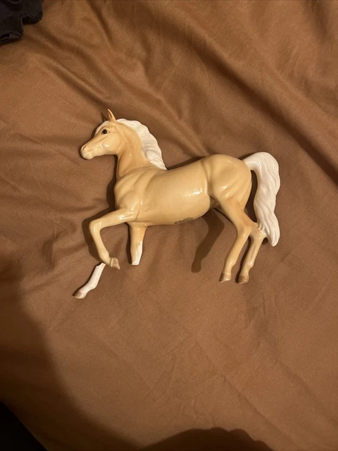 ROYAL DOULTON/BESWICK PRANCING Palomino horse model DA49 - Needs ...