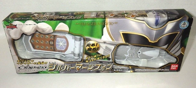 BANDAI POWER RANGERS Mystic Force Magiranger DX Plata MagiPhone Morpher ...