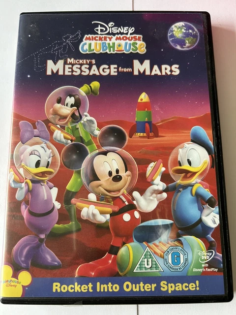 DISNEYS MICKEY MOUSE Clubhouse Mickey's Message From Mars Dvd Disney £9 ...