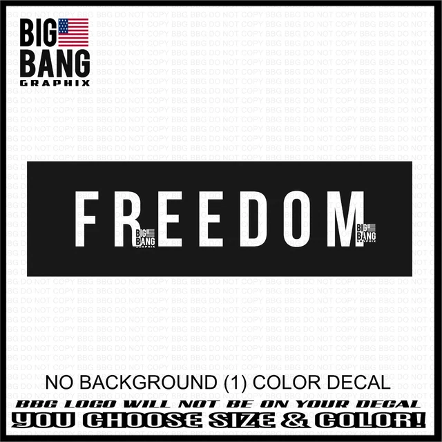 TPUSA RIP CHARLIE KIRK Vinyl FREEDOM Sticker Decal DIE CUT LETTERING ...