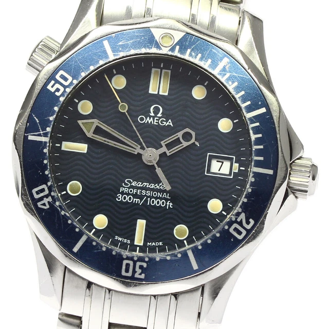 OMEGA SEAMASTER300 PROFESSIONAL 2561,80 date cadran marine montre à ...