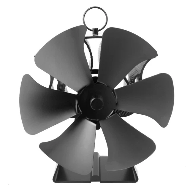 HEAT POWERED STOVE Fan 6-Blade Eco-friendly Fan without Electricity $88 ...