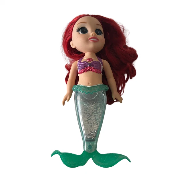 DISNEY PRINCESS ARIEL Singing Talking Doll Light Up Sparkle Tail ...