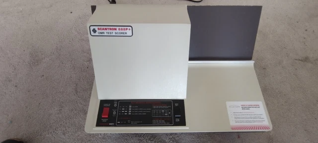 VINTAGE SCANTRON 888P+ OMR Test Scorer Correcting Machine $180.00 ...