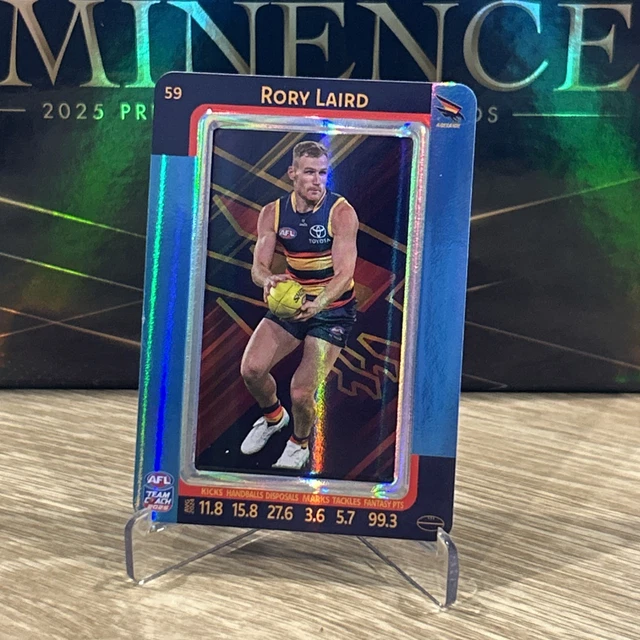 2025 TEAMCOACH BLUE Parallel Rory Laird Adelaide Crows $3.00 - PicClick AU