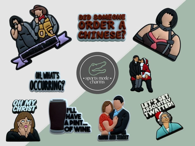 GAVIN AND STACEY - Jibbitz Charms for Crocs shoes - TV Welsh Nessa ...