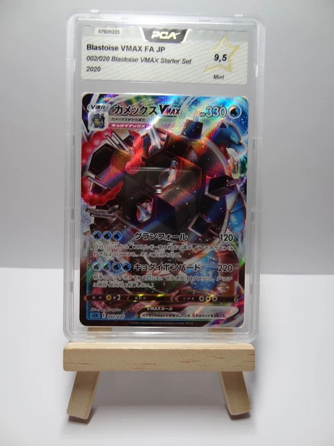 CARTE POKÉMON &BLASTOISE Tortank VMAX" 002/020 sEK Kamex Starter Set ...