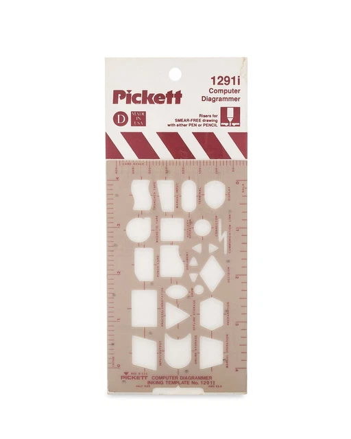 COMPUTER DIAGRAMMER TEMPLATE, In Accordance with ANSI x 3.5 (1291I) $14 ...