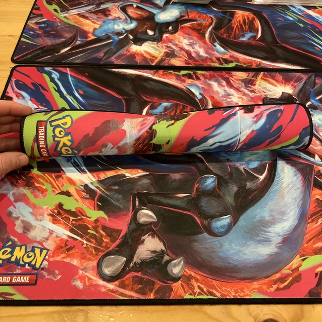 POKEMON TCG MEGA Evolution Charizard X EX UPC Playmat Play Mat $13.69 ...