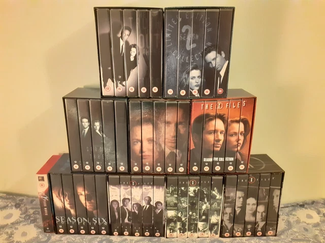 THE X-FILES VHS Boxset Complete Series + Movie, 46 Video Tapes, Retro ...