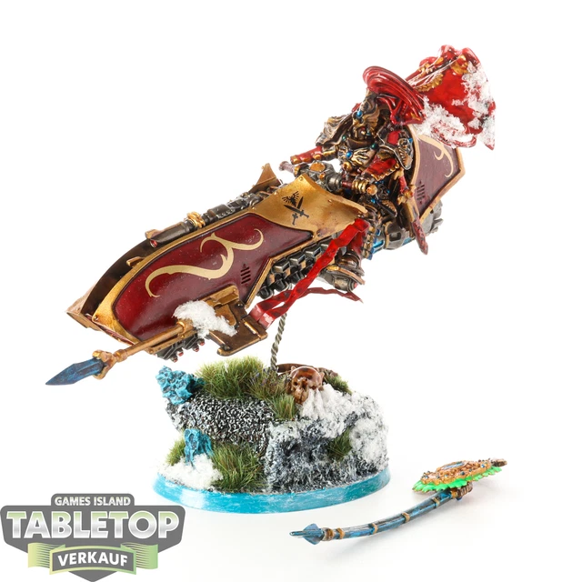ADEPTUS CUSTODES - Legio Custodes Gyrfalcon Pattern Jetbike - Painted £ ...