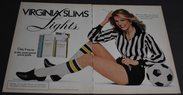 1980 PRINT AD Fashion Style Ladies Long Legs Heels Virginia Slims Shoes ...