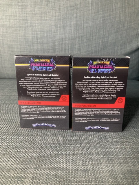 POKEMON TCG PHANTASMAL Flames Booster Bundle (x2) £72.46 - PicClick UK