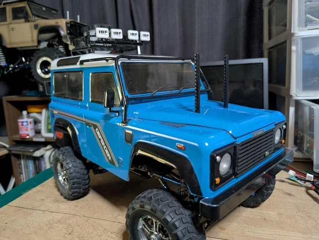 TAMIYA CC-02 DEFENDER 90 Rc Rock Crawler 1/10 Scale 4Wd Off-Road Kit ...