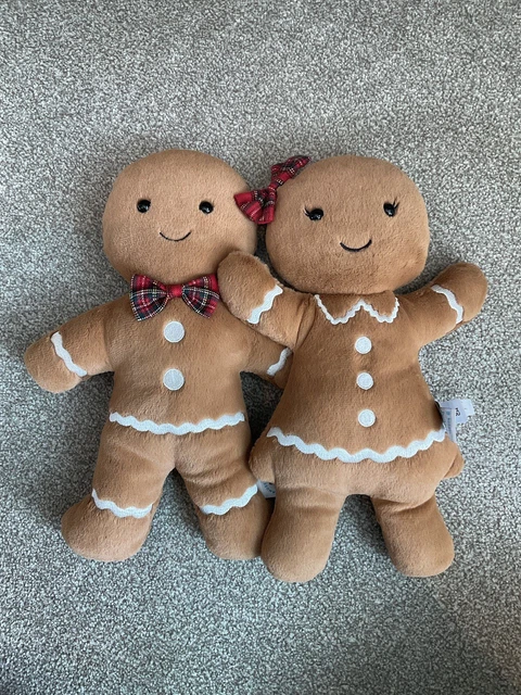 NEW LARGE JOLLY Gingerbread Fred & Ruby by Jellycat £42.28 - PicClick UK