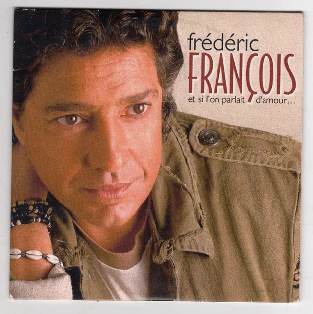 CD PROMO CARTONNÉ frederic francois et si l'on parlait d'amour 1 titres ...