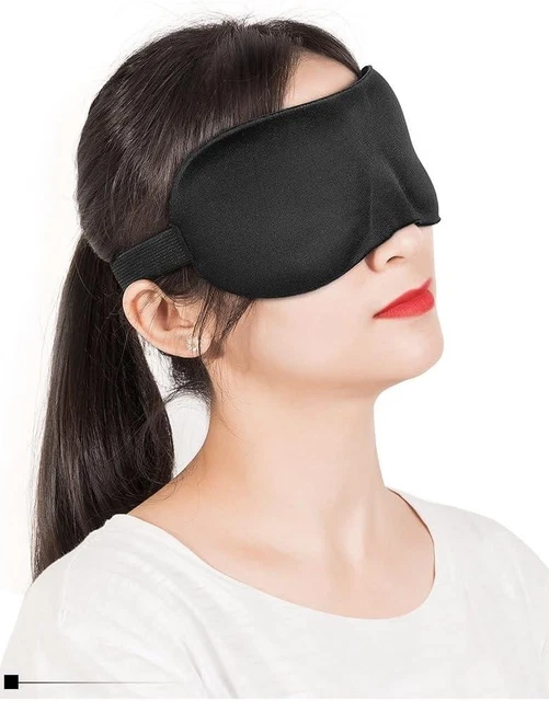 BLOCK OUT BLINDFOLD Sleep Mask Includes noise cancelling earplugs ...