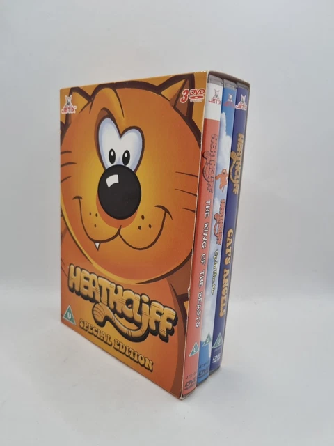HEATHCLIFF SPECIAL EDITION DVD 3-Disc Boxset 2007 Jetix Classic 80s ...