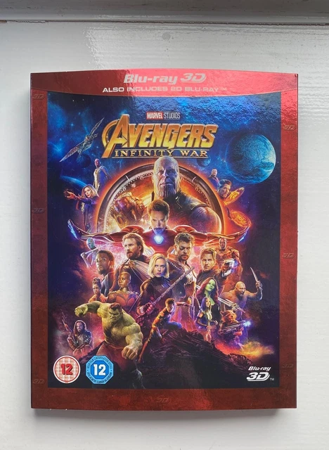 AVENGERS INFINITY WAR - 3D Blu Ray - SLIP COVER ONLY - No discs £2.00 ...