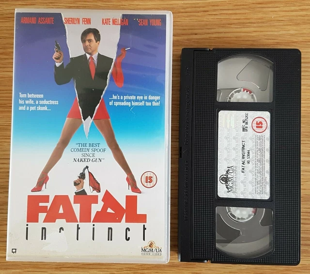 FATAL INSTINCT (VHS) BIG BOX - Armand Assante + Sean Young + Sherilyn Fenn £9.99 - PicClick UK