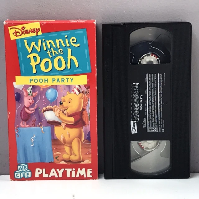 DISNEY’S WINNIE THE Pooh Playtime Pooh Party VHS Video Tape VTG Play ...