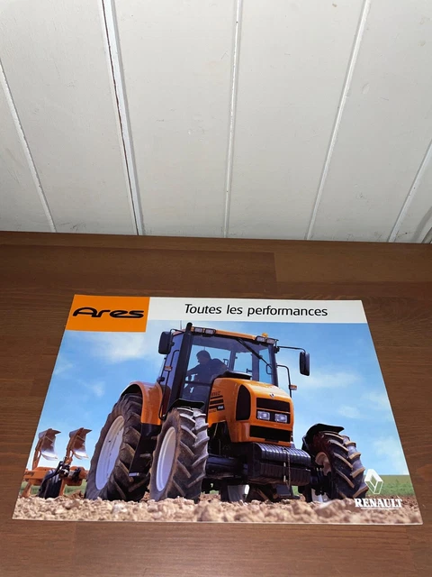 BROCHURE PROSPEKT PROSPECTUS TRACTEUR RENAULT ARES tractor-traktor-john deere-ih EUR 4,99 ...