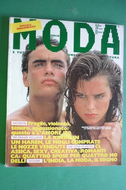 MODE 1985 BROOKE Shields + Anthony Delon + Nastassja Kinski + Sean ...