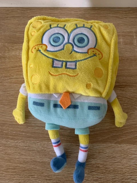 NICKELODEON - BABY Rattle SpongeBob Squarepants 2013 Soft Plush Toy HTF ...