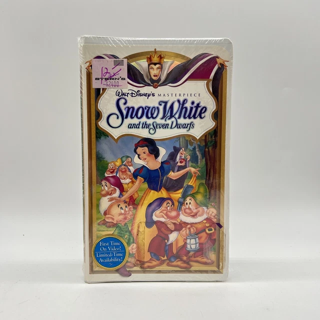 WALT DISNEY SNOW White and the Seven Dwarfs VHS 1994 Masterpiece New £9 ...